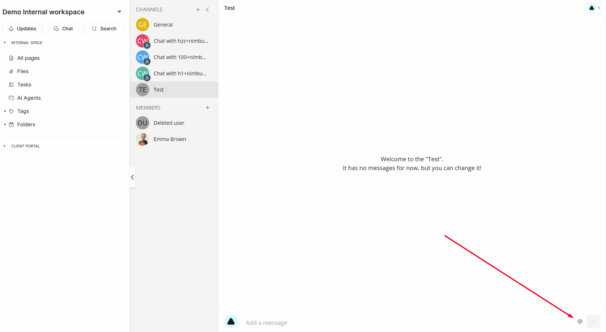 Chat in FuseBase - FuseBase