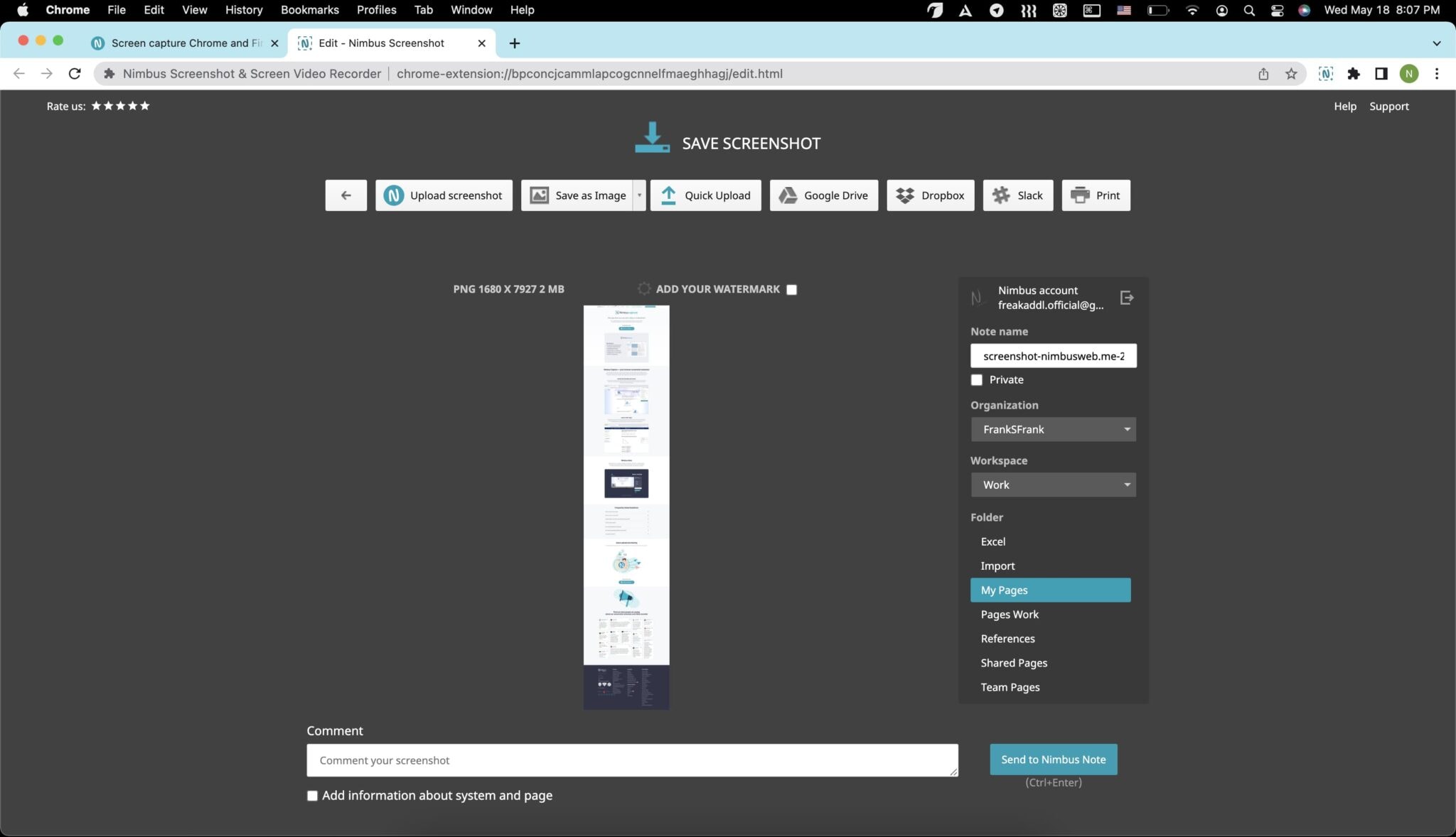 How to Take a Screenshot of an Entire Webpage - Nimbus Capture - FuseBase