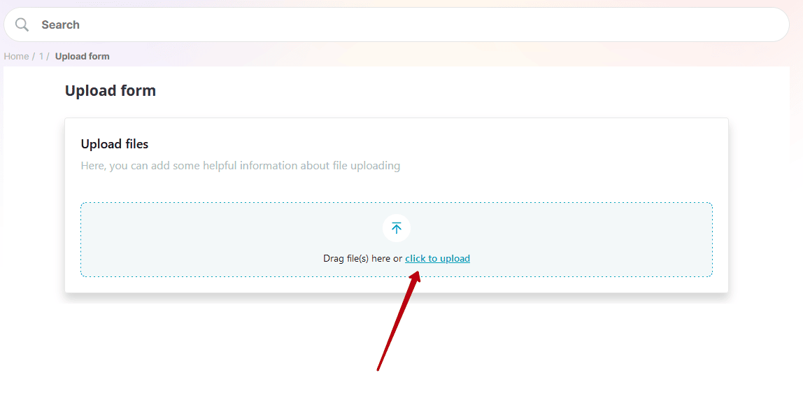File Uploader for Portal - FuseBase