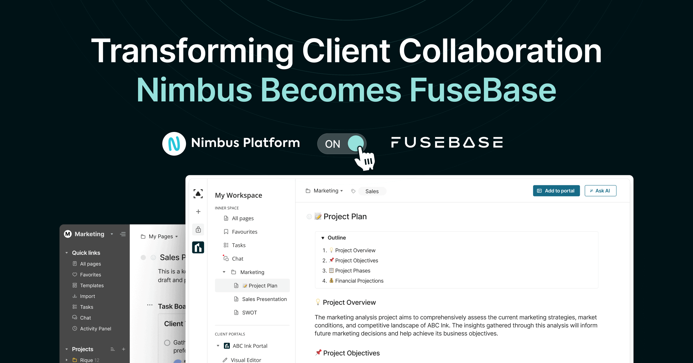 New Collaboration Standards, Nimbus Becomes FuseBase - FuseBase