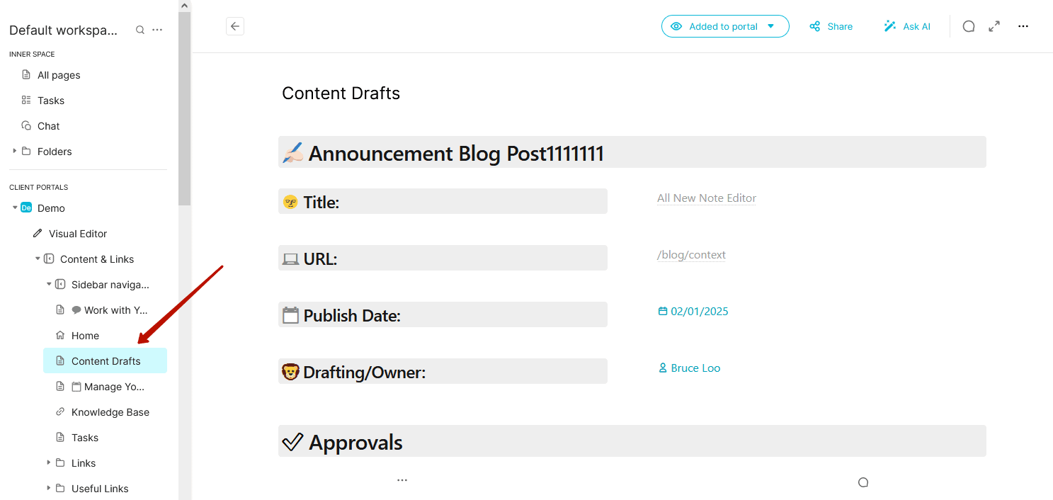 Embed feature in the portals: what it is and how to use it- FuseBase