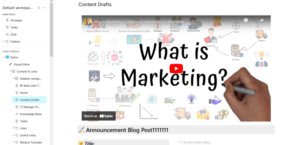 Embed feature in the portals: what it is and how to use it- FuseBase