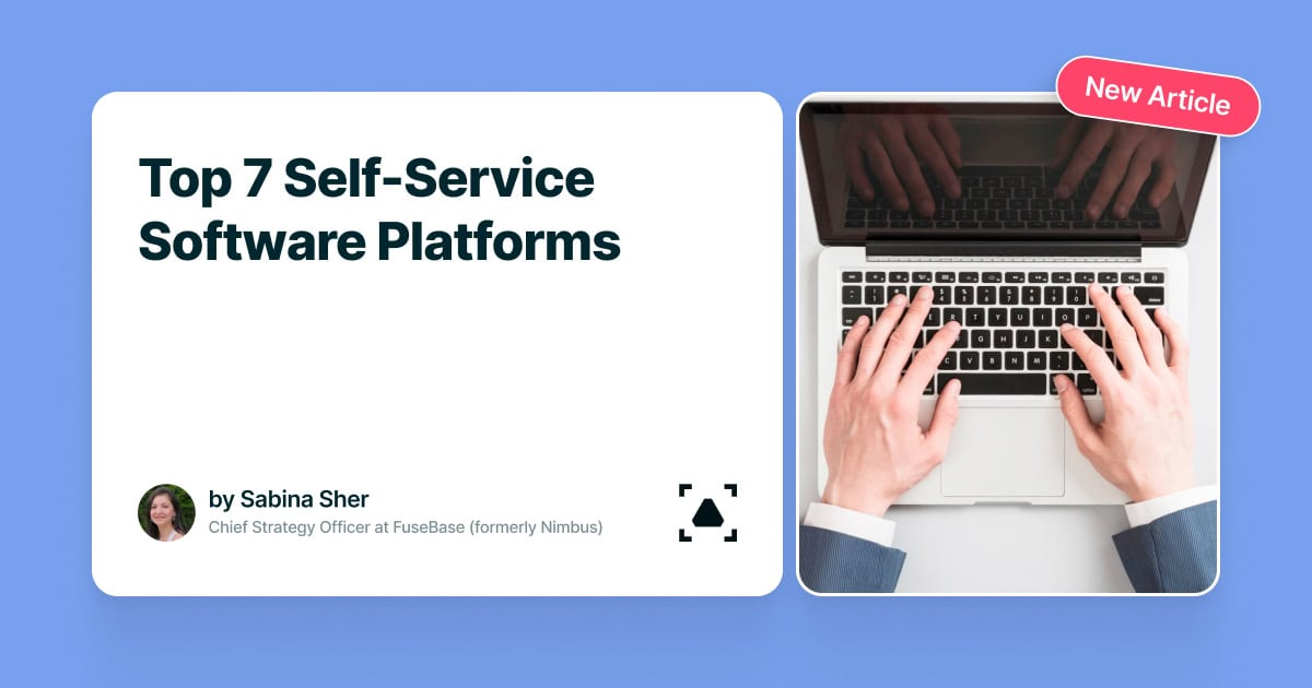 Best Customer Self-Service Software - FuseBase