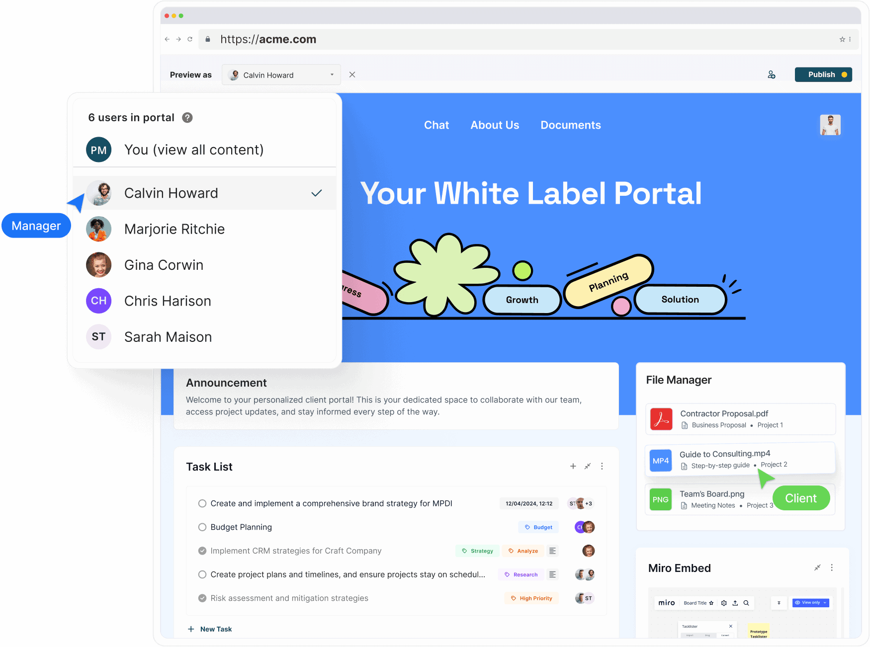 How To Create a Client Portal with FuseBase - FuseBase