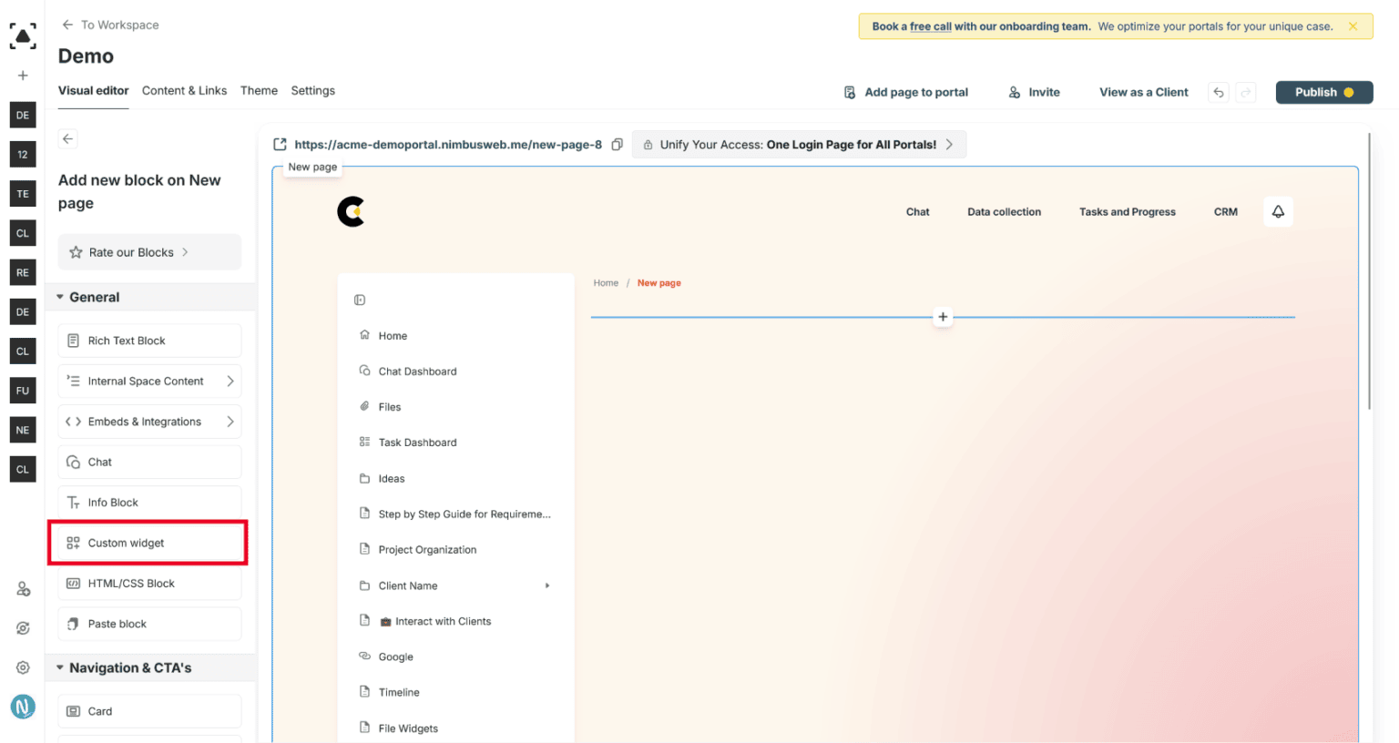 Custom Widget - Quick Guide - FuseBase