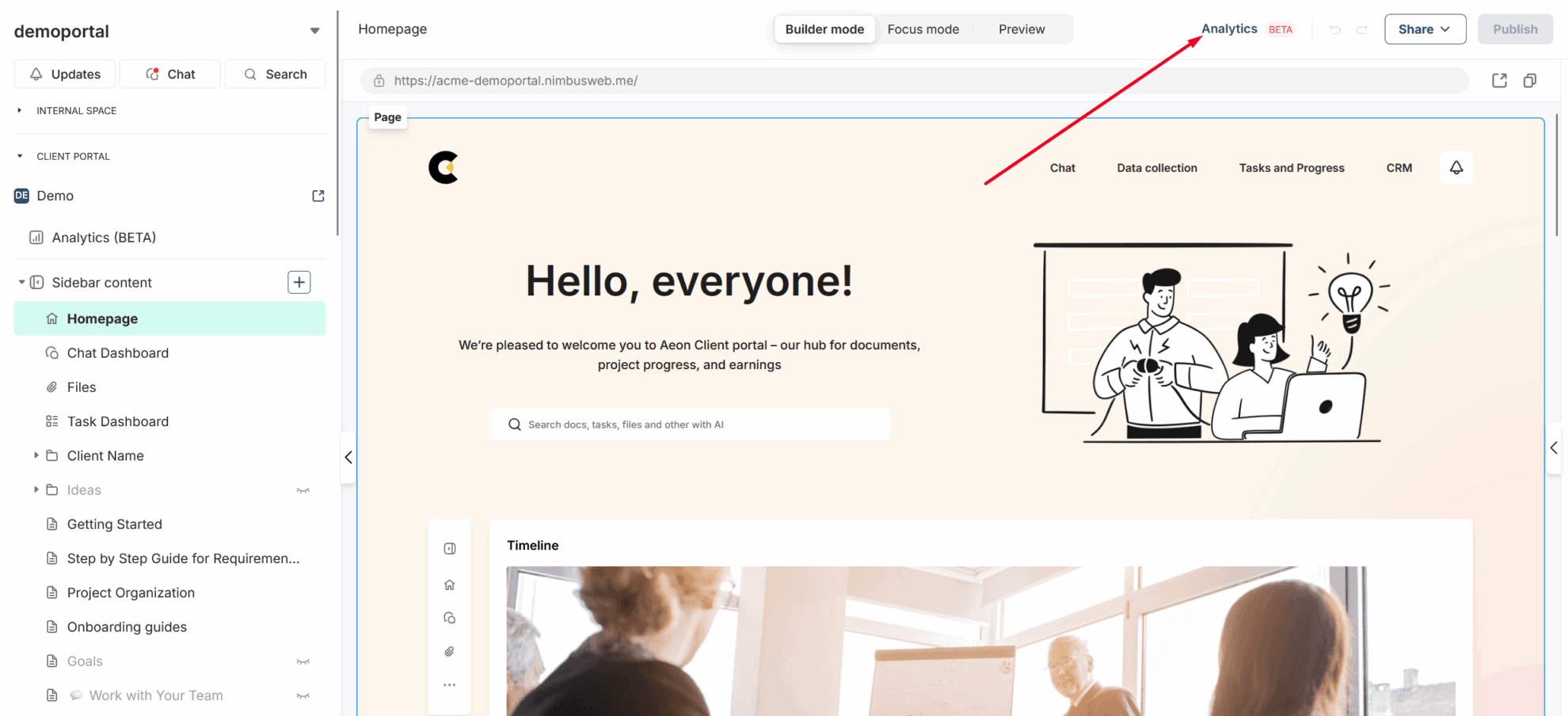 Portal Analytics - Guide - FuseBase