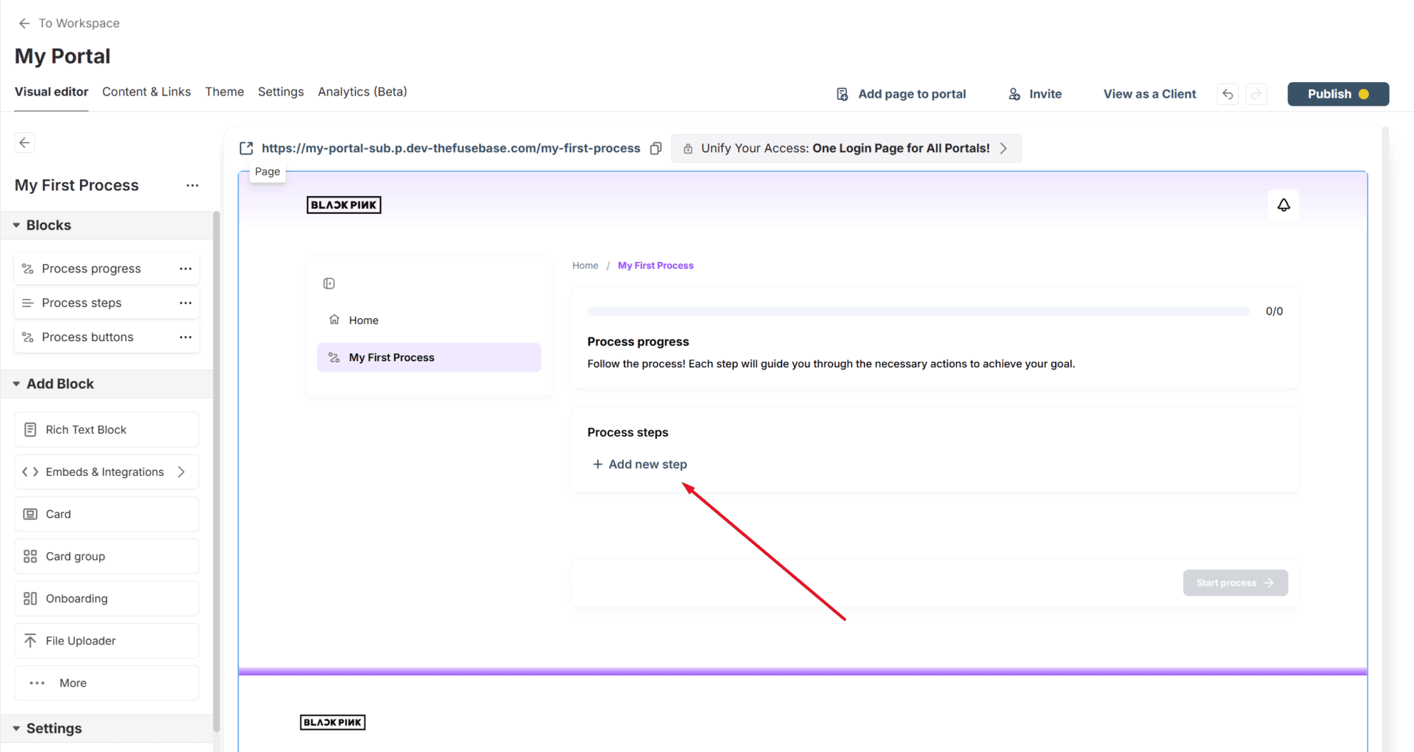 Processes in the Portal - Quick Guide - FuseBase