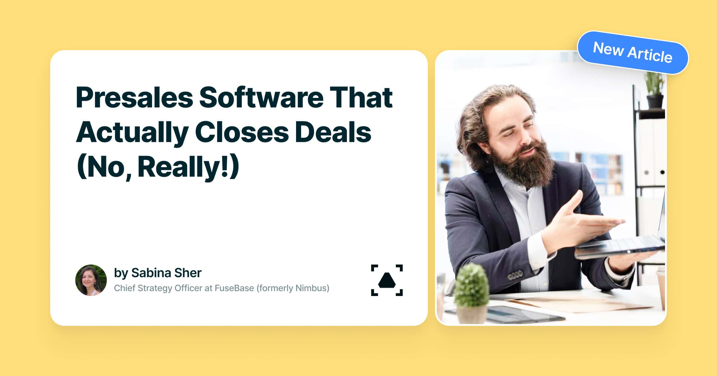 Presales Software That Actually Closes Deals (No, Really!) - FuseBase
