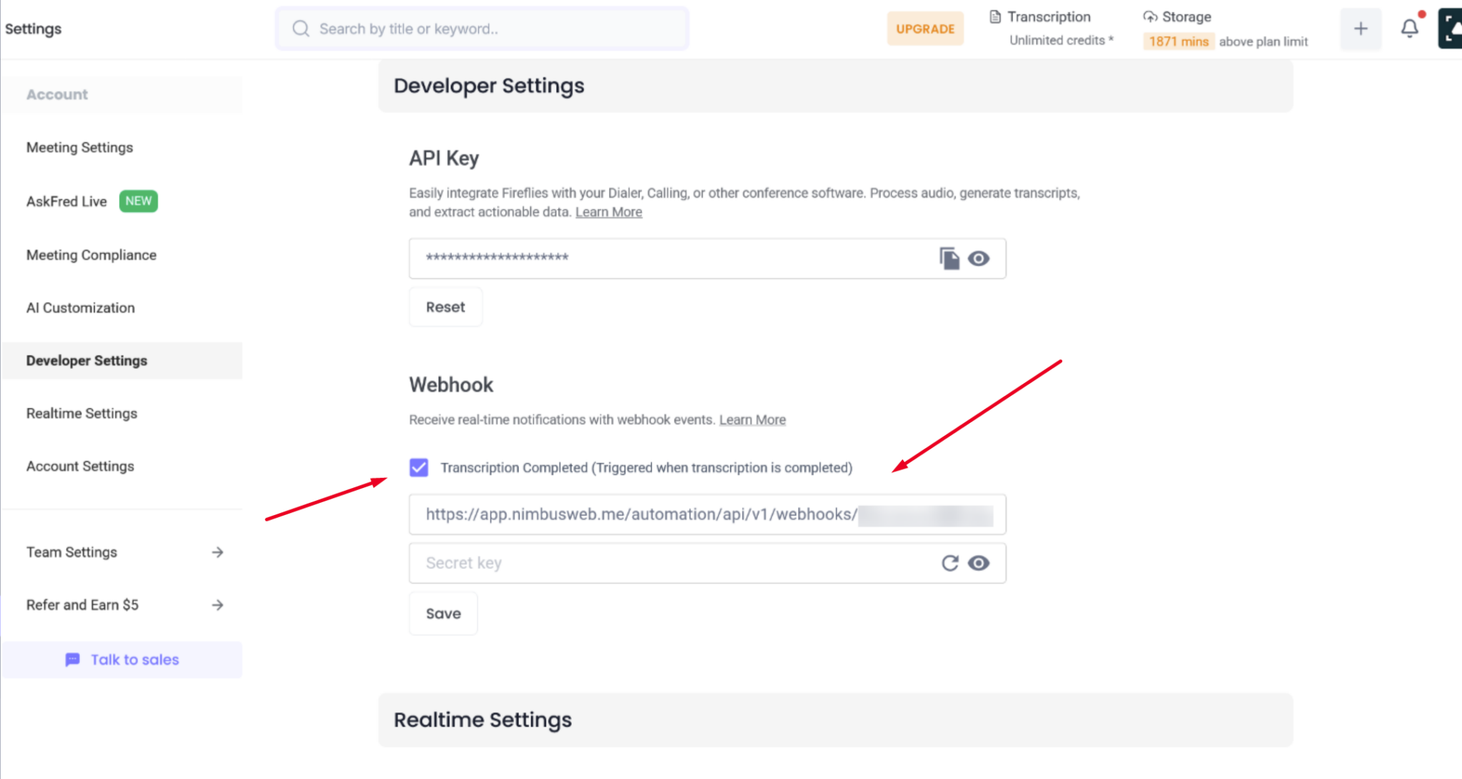 Integration with Firefiles – Retrieving a Transcript - FuseBase