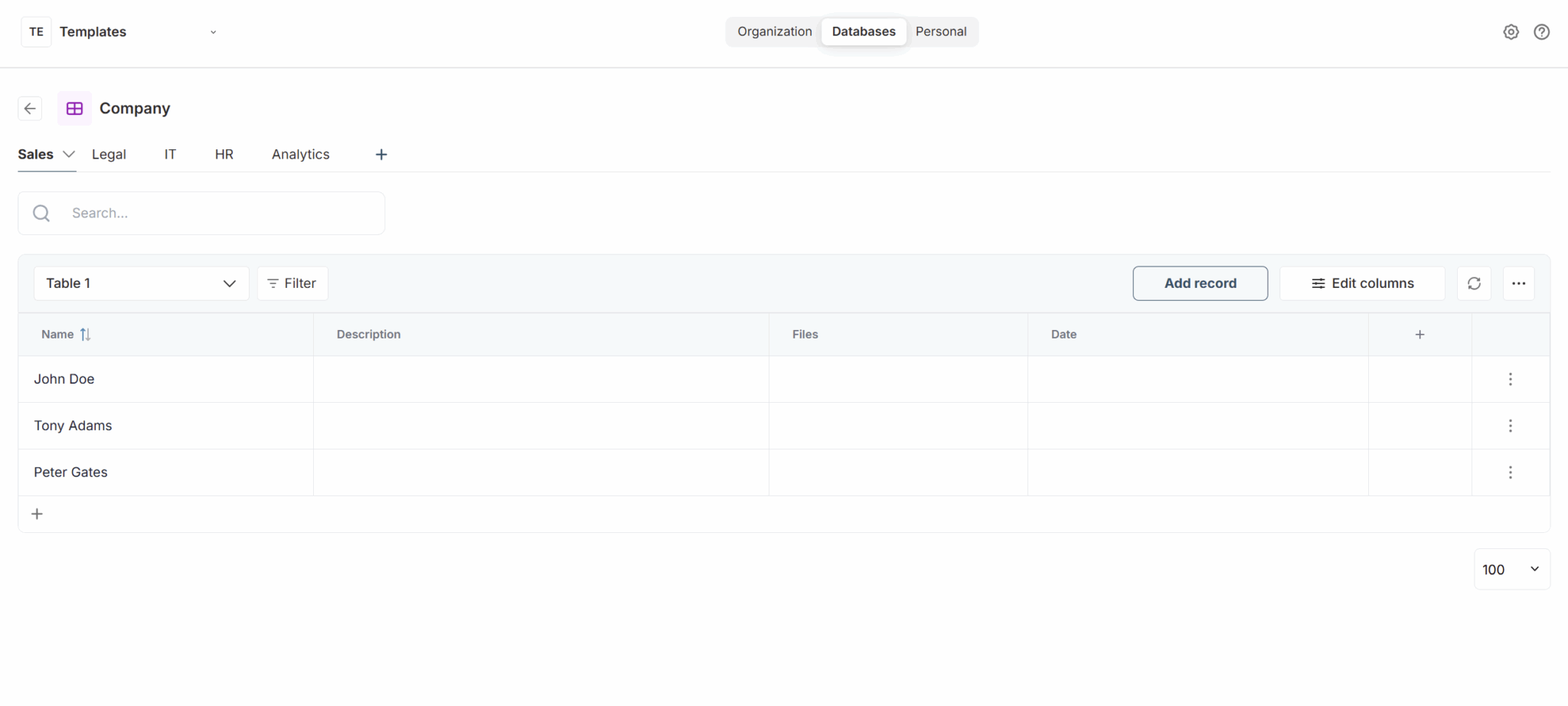 Custom Databases - Quick Guide - FuseBase